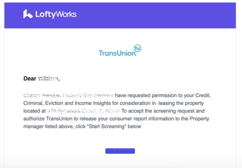 Tenant Screening – LoftyWorks