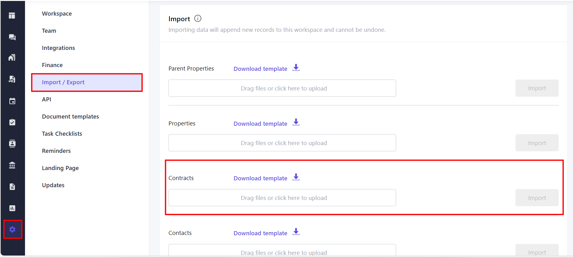Adding your First Contract – LoftyWorks