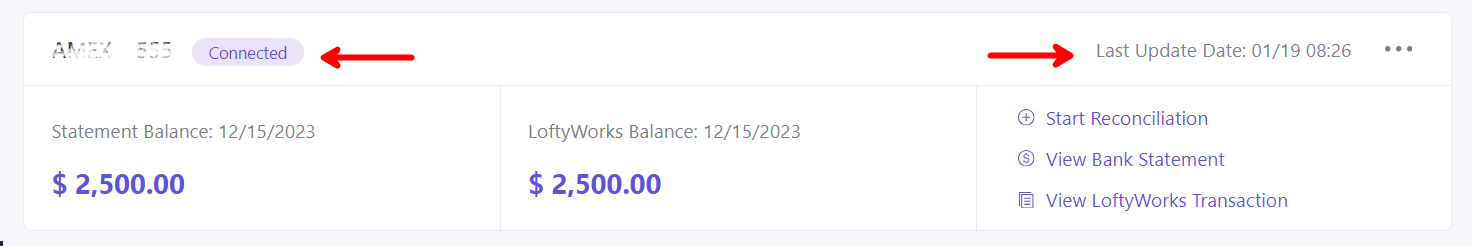 Bank Integration – LoftyWorks