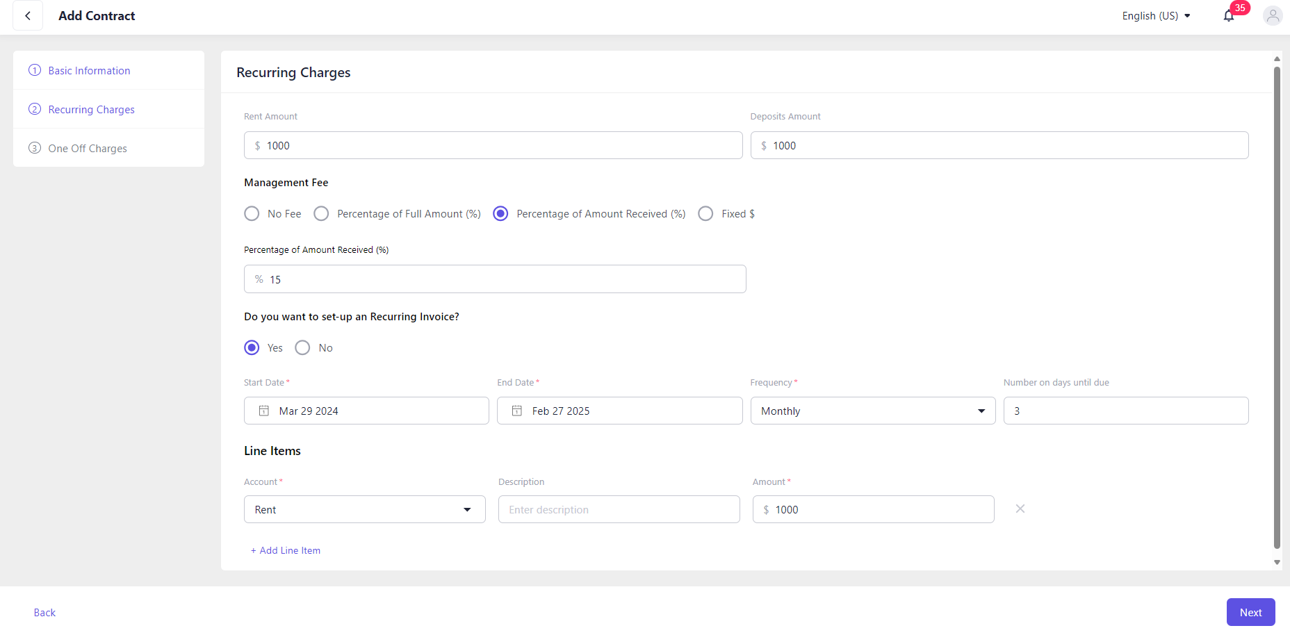 Adding your First Contract – LoftyWorks
