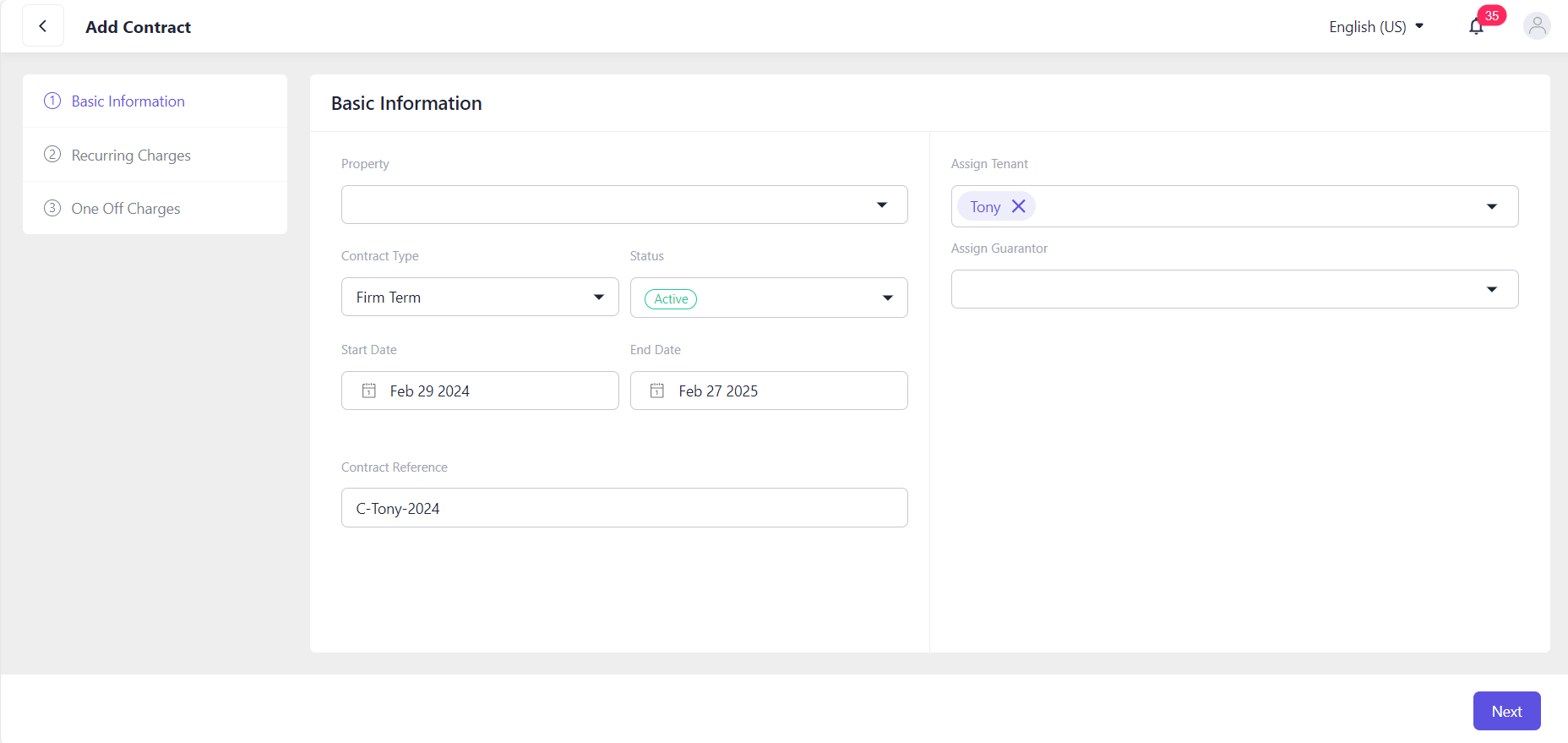 Adding your First Contract – LoftyWorks